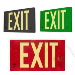 Alternatives to hard-wired Exit Signs. Tritium Exit Signs VS ...