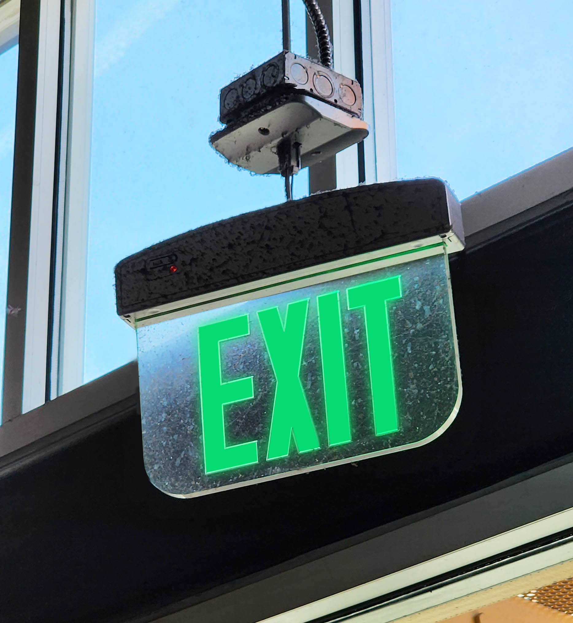 LEDSW Swinging Exit Signs – Durable, Vandal-Resistant Exit Signs by The ...