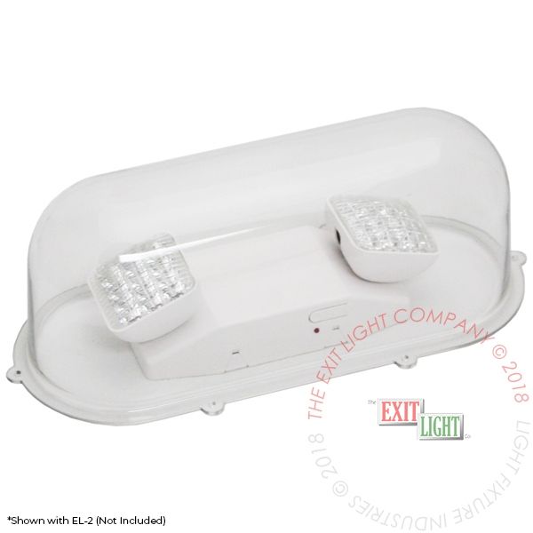 Emergency Light Cover Shield Well Light with Integrated LED & Glare ...
