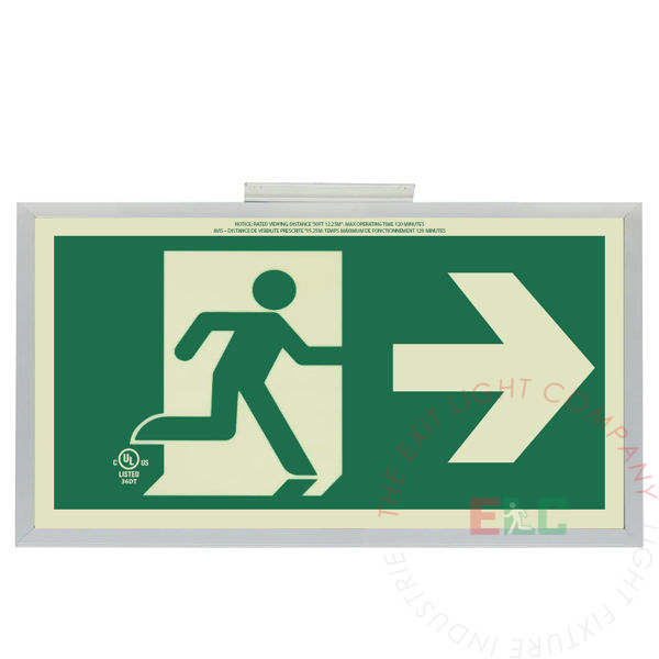 Fire Egress Signage Frames Class 1, Division 2 Approved Exit Sign And