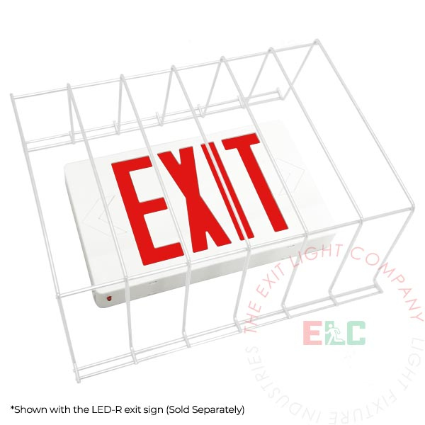 Emergency Light Wire Guards Steel Wire Mesh Protective Cage Guard For